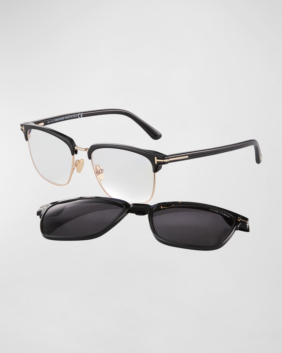 TOM FORD Men's FT5683-BM54 Blue Light Blocking Optical Glasses | Neiman ...