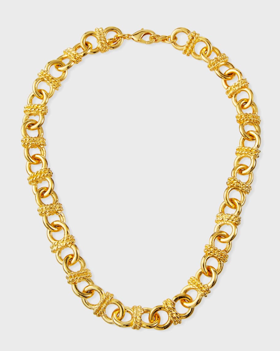 Kenneth Jay Lane Knotted Chain Necklace | Neiman Marcus