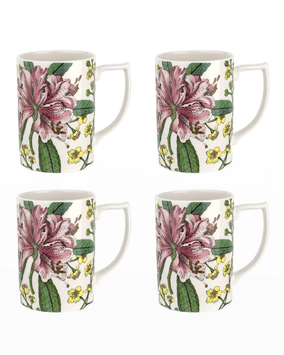 Spode Stafford Blooms Mugs, Set of 4 | Neiman Marcus
