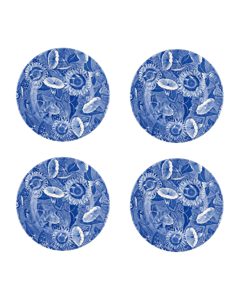 Spode Blue Room Sunflower Salad Plates, Set of 4 | Neiman Marcus