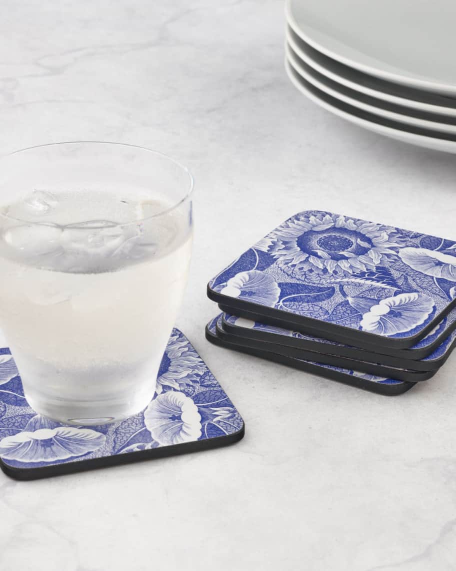 Spode Blue Room Sunflower Coasters, Set of 6 | Neiman Marcus