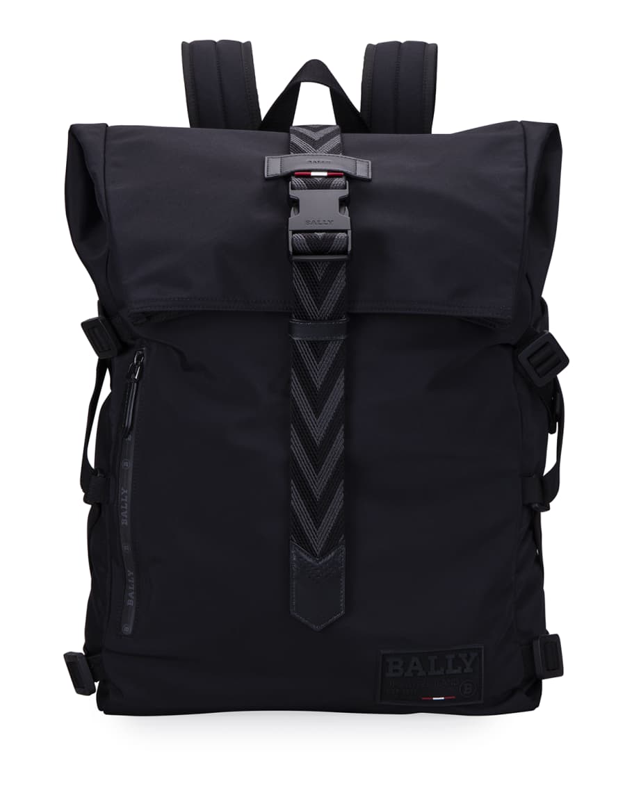 Bally Men's Waterproof Nylon Backpack | Neiman Marcus