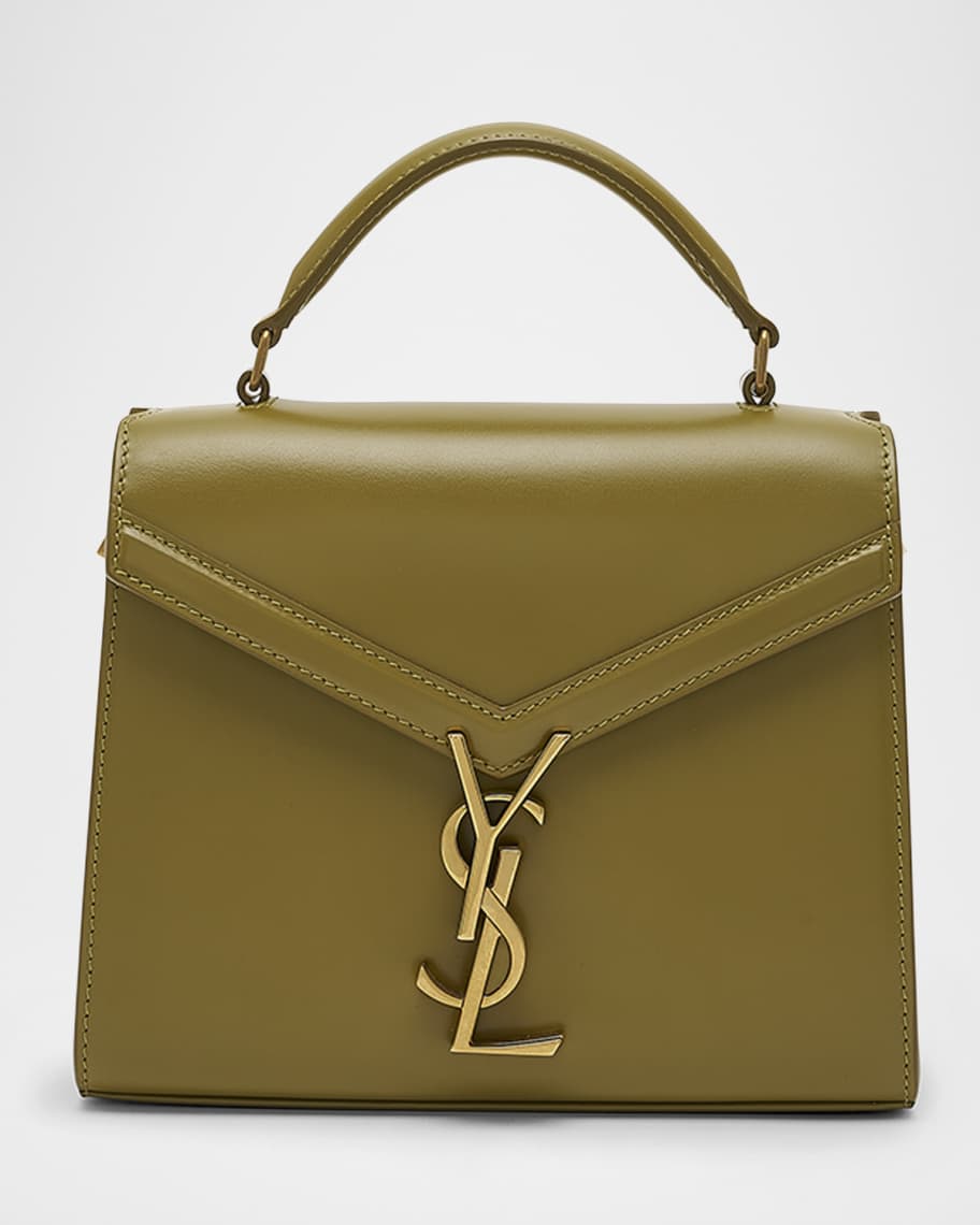 Saint Laurent Cassandre Mini Monogram YSL Box Calf Top-Handle Bag ...