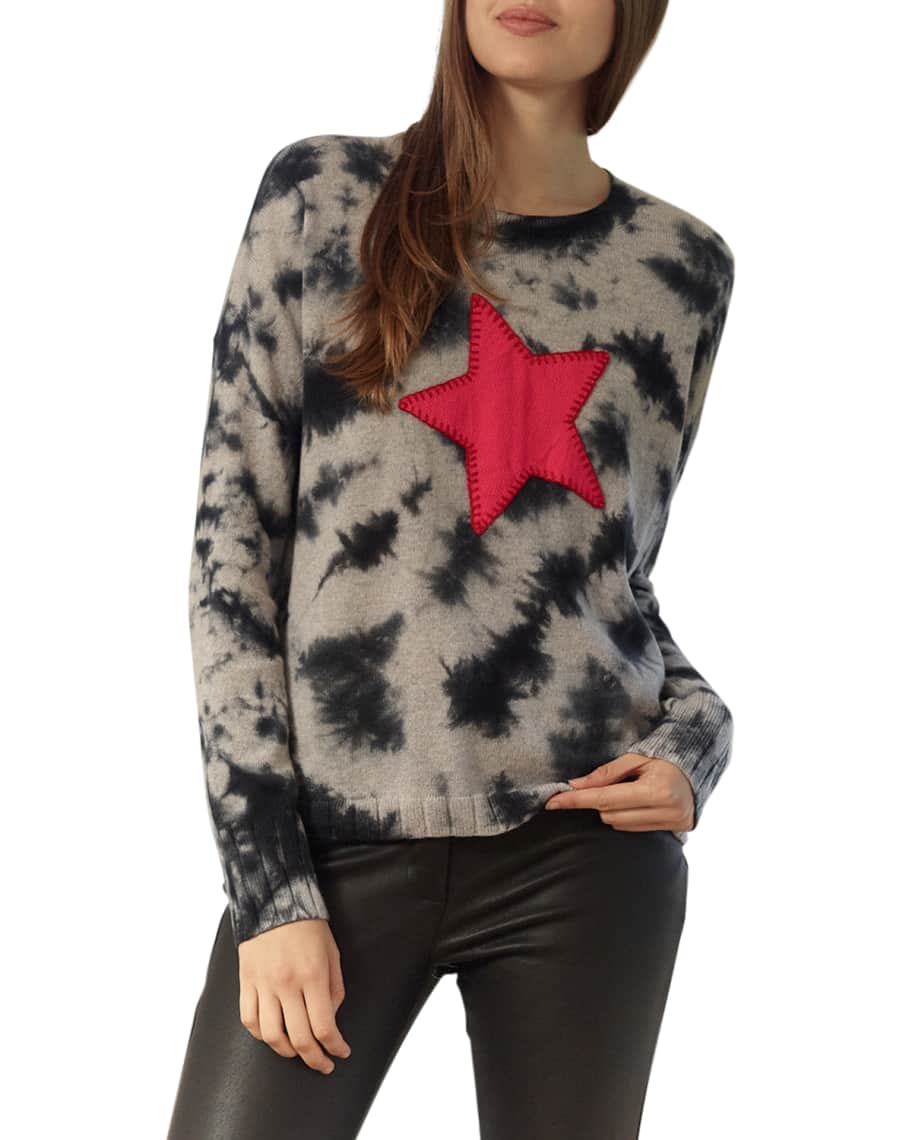 Lisa Todd Star Struck Tie-Dye Cashmere Sweater | Neiman Marcus