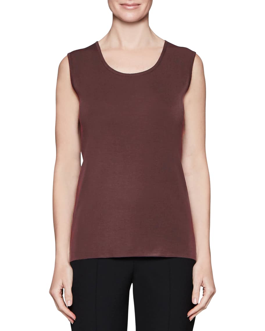 Misook Plus Size Classic Knit Tank | Neiman Marcus