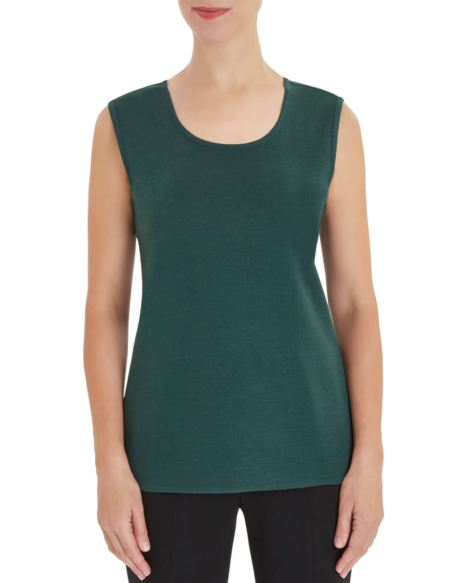 Misook Plus Size Classic Knit Tank | Neiman Marcus
