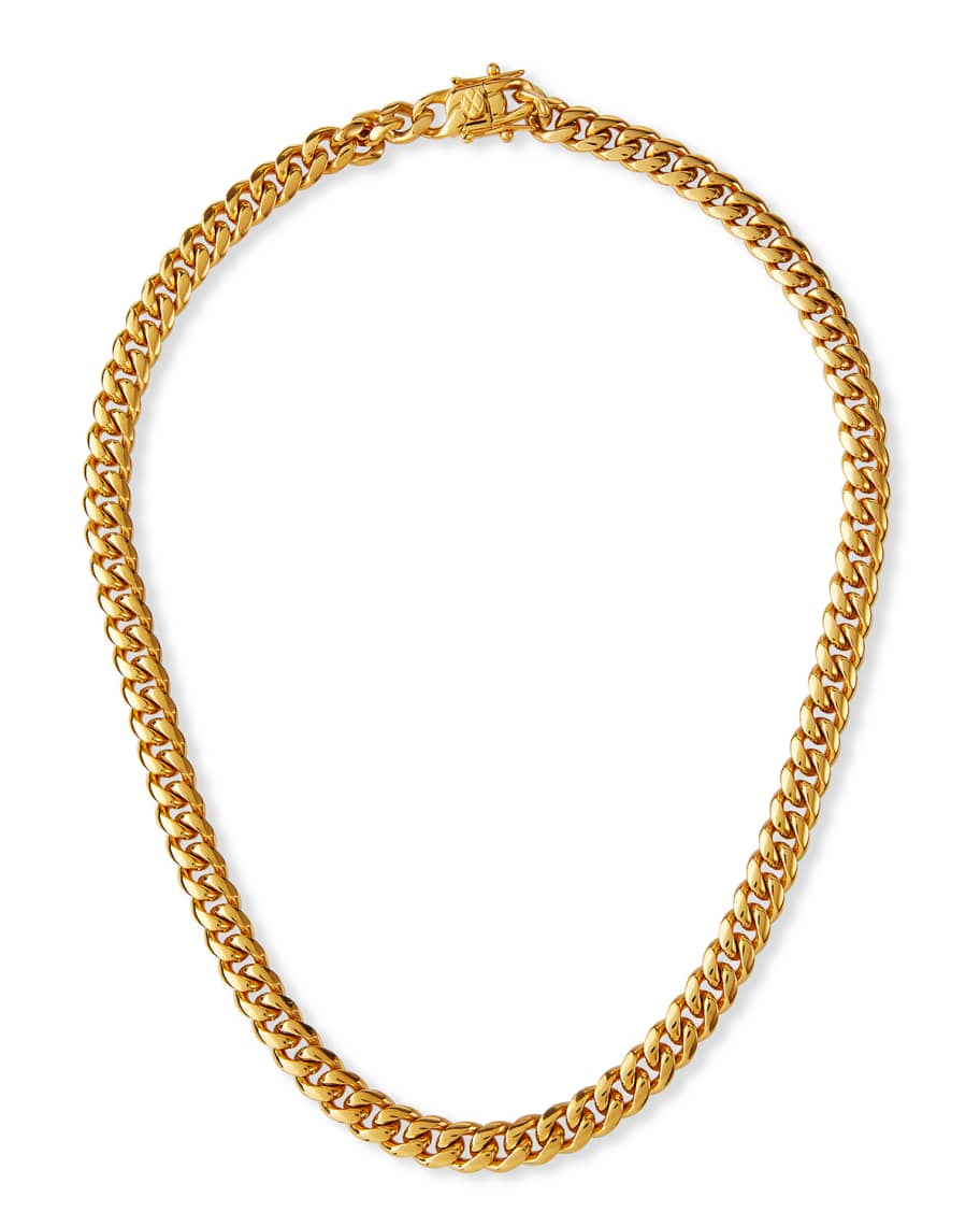 FALLON Ruth Curb Chain Necklace, 8mm | Neiman Marcus