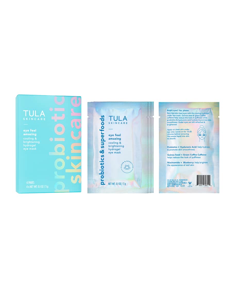 TULA Eye Feel Amazing Cooling and Brightening Hydrogel Eye Mask ...