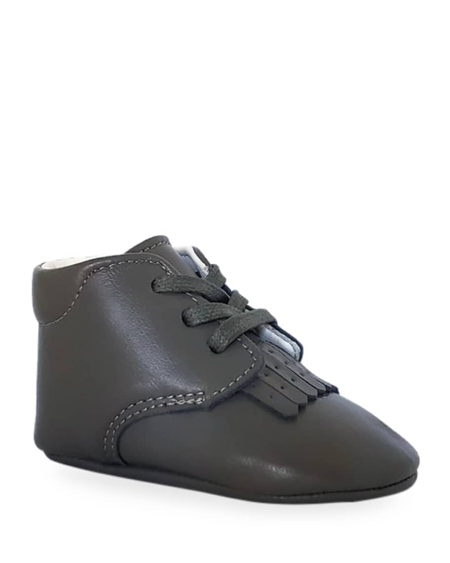 Tippy Tot Shoes Fringe Leather Lace-Up Boots, Baby | Neiman Marcus