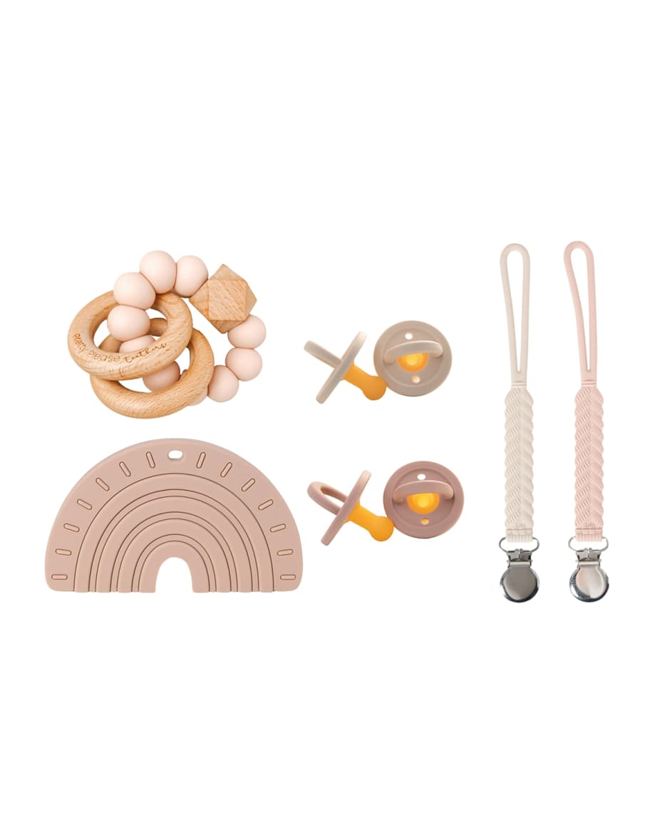 Pretty Please Teethers Rose Teething Set | Neiman Marcus