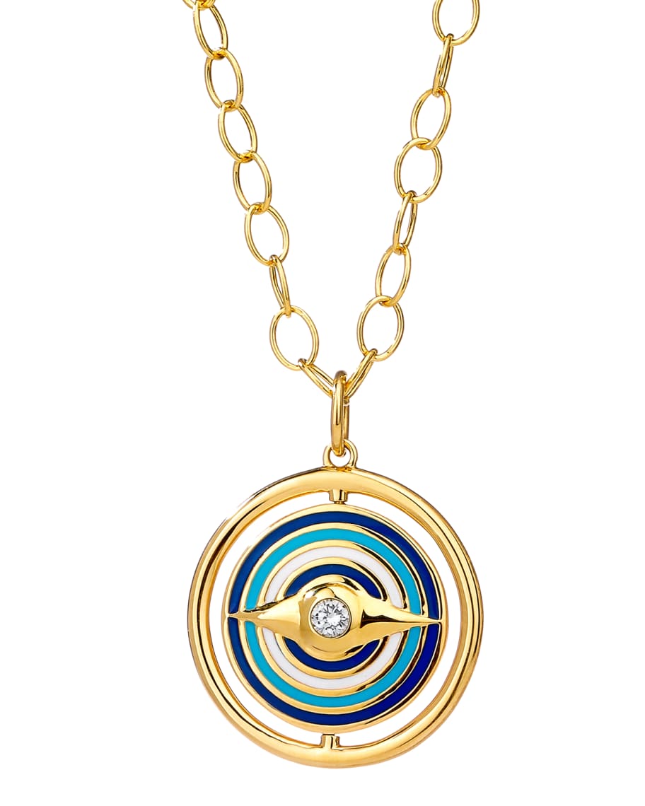 Syna Evil Eye Swivel Necklace | Neiman Marcus