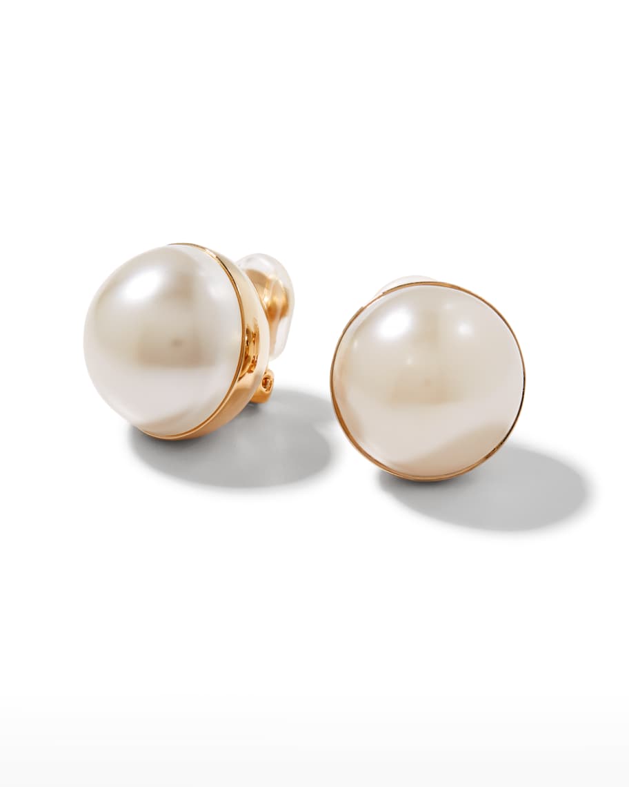 Carolina Herrera Large Ball Earrings | Neiman Marcus