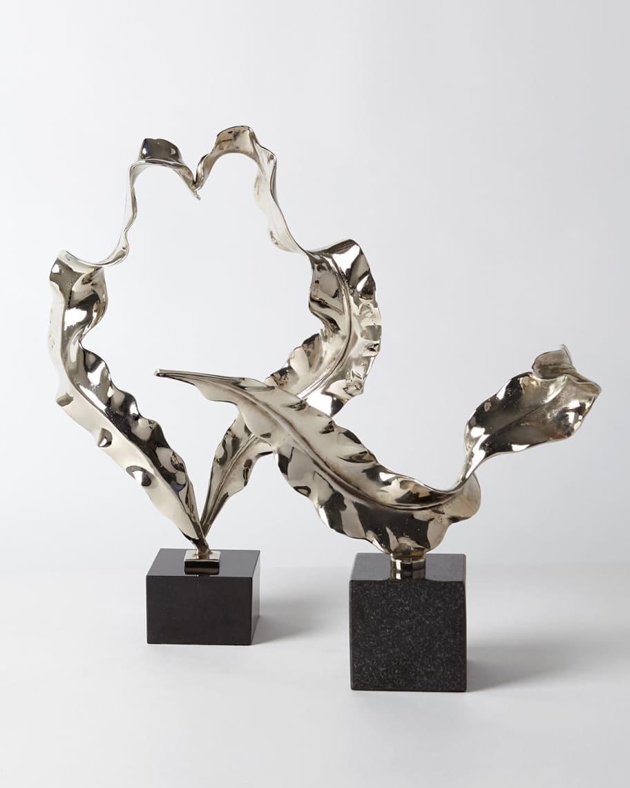 Nickel Leaf Sculptures | Neiman Marcus