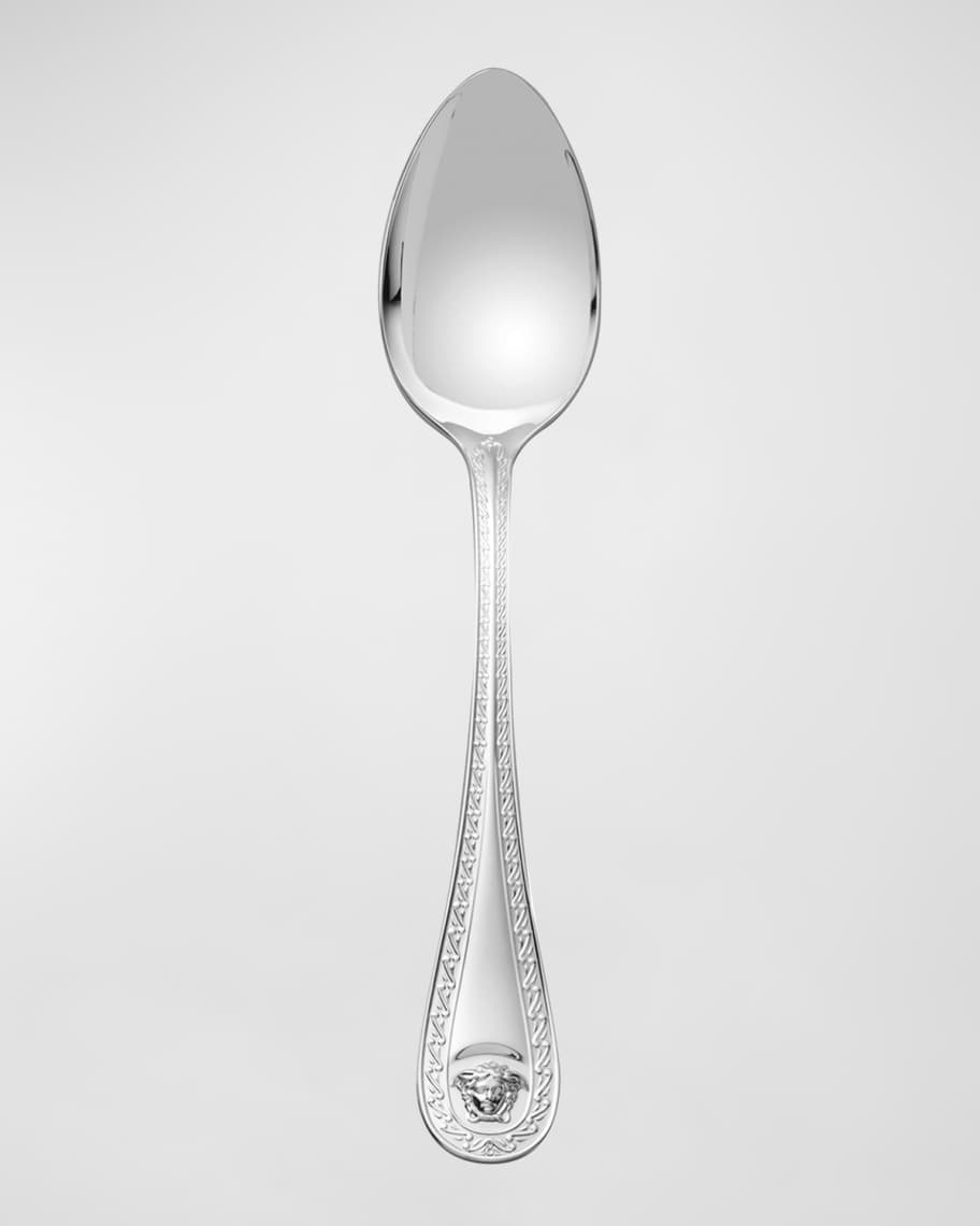 Versace Medusa Silver-Plated Table Spoon | Neiman Marcus