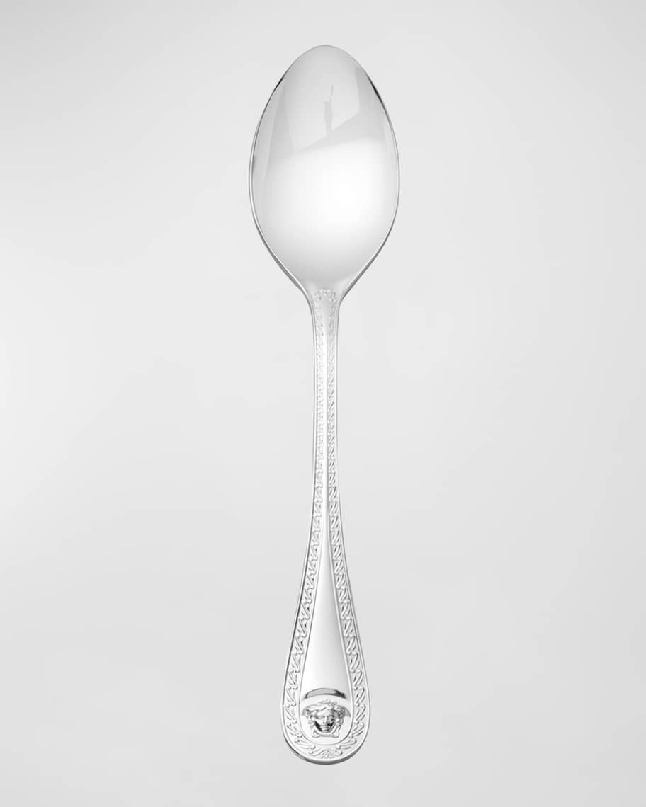 Versace Medusa Silver-Plated Serving Spoon | Neiman Marcus