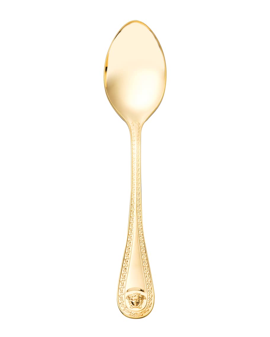 Versace Medusa Gold-Plated Serving Spoon | Neiman Marcus
