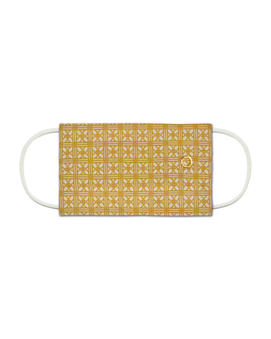 Stefano Ricci Men's Geo Silk Mask Face Covering | Neiman Marcus
