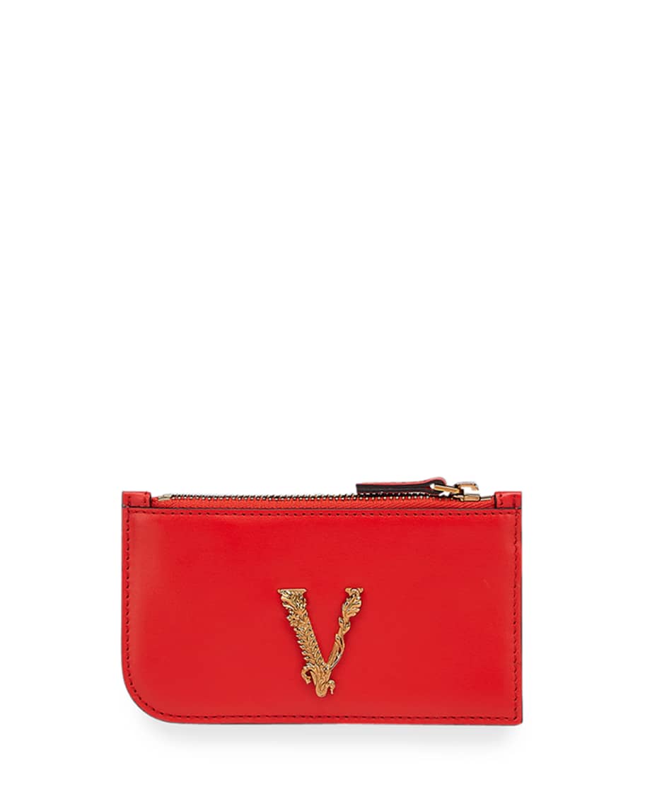 Versace Virtus Barocco V Card Holder Case | Neiman Marcus