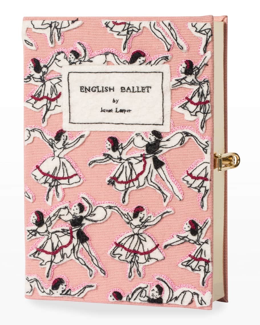 Olympia Le-Tan English Ballet Book Clutch Bag | Neiman Marcus