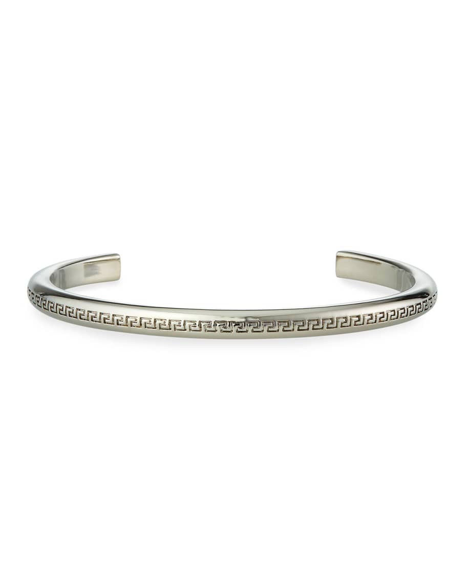 Versace Men's Greca Bangle Bracelet | Neiman Marcus