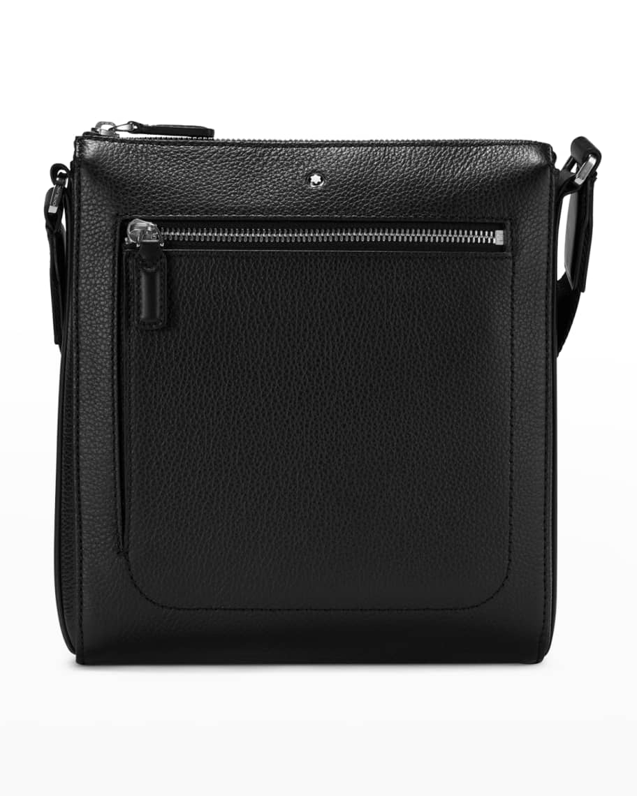 Montblanc Men's Meisterstuck Small Soft Grain Leather Shoulder Bag ...