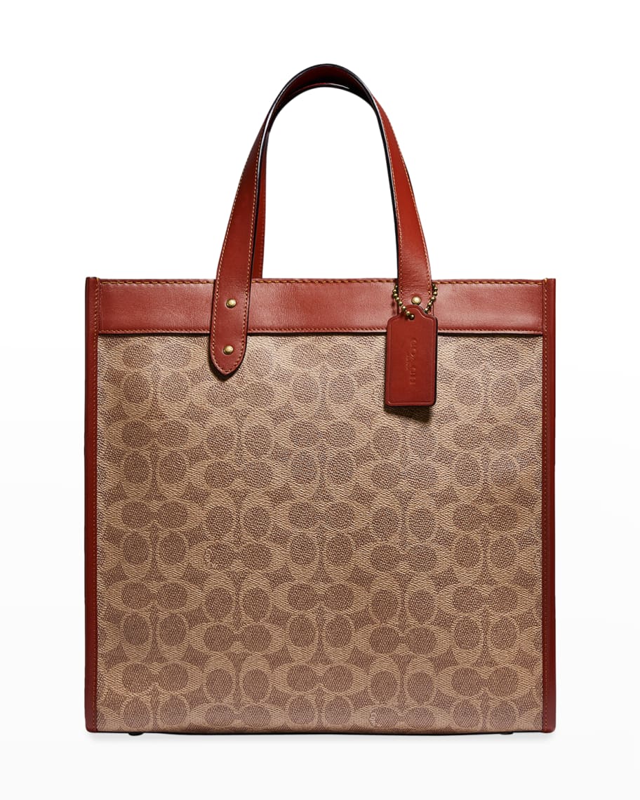 Coach Horse & Carriage Logo Field Tote Bag | Neiman Marcus