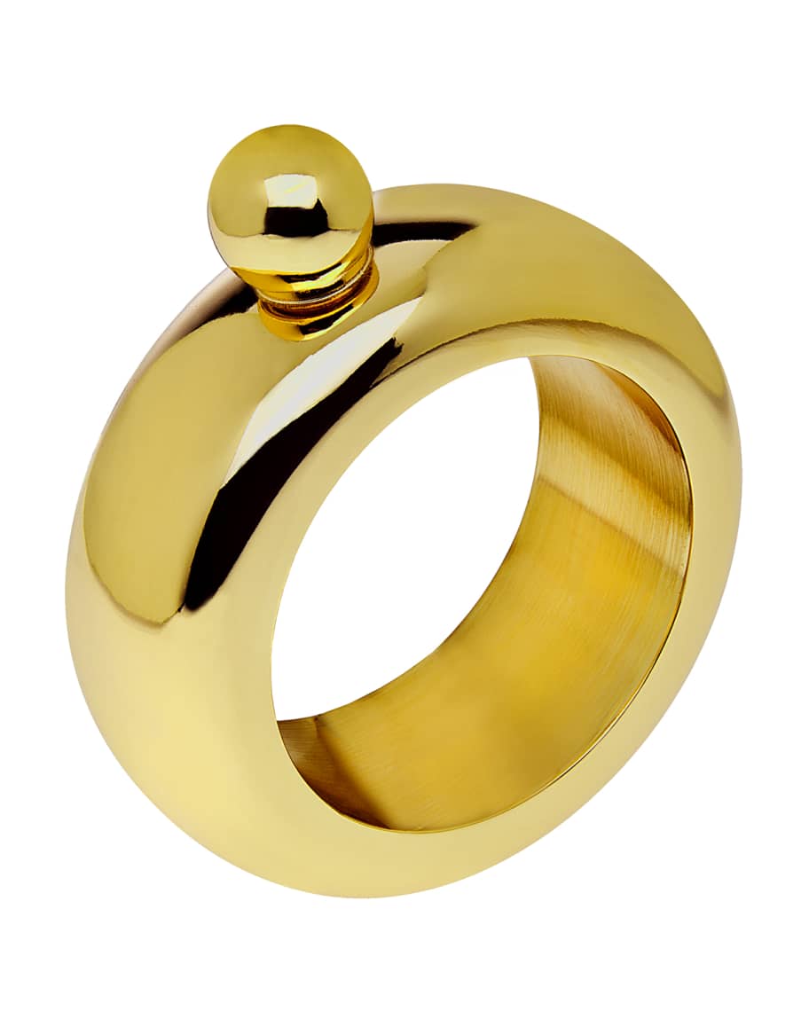 Godinger Gold Bracelet Flask | Neiman Marcus