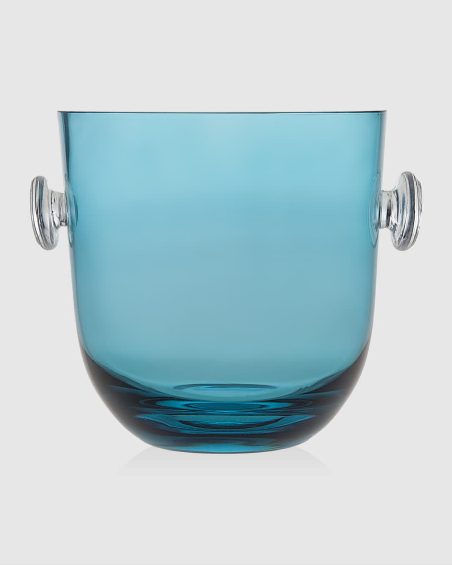Godinger Rondo Sea Blue Ice Bucket | Neiman Marcus
