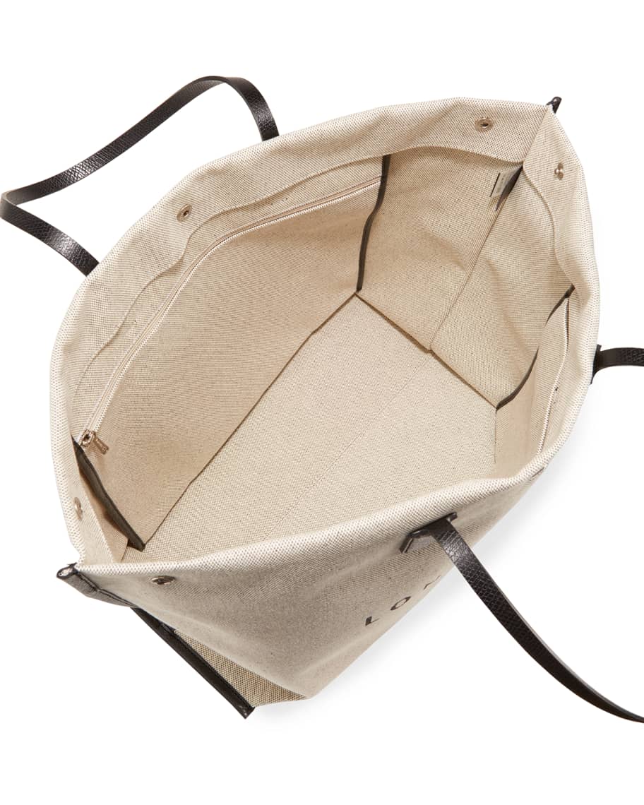 Longchamp Essential Toile Large Shopper Tote Bag | Neiman Marcus