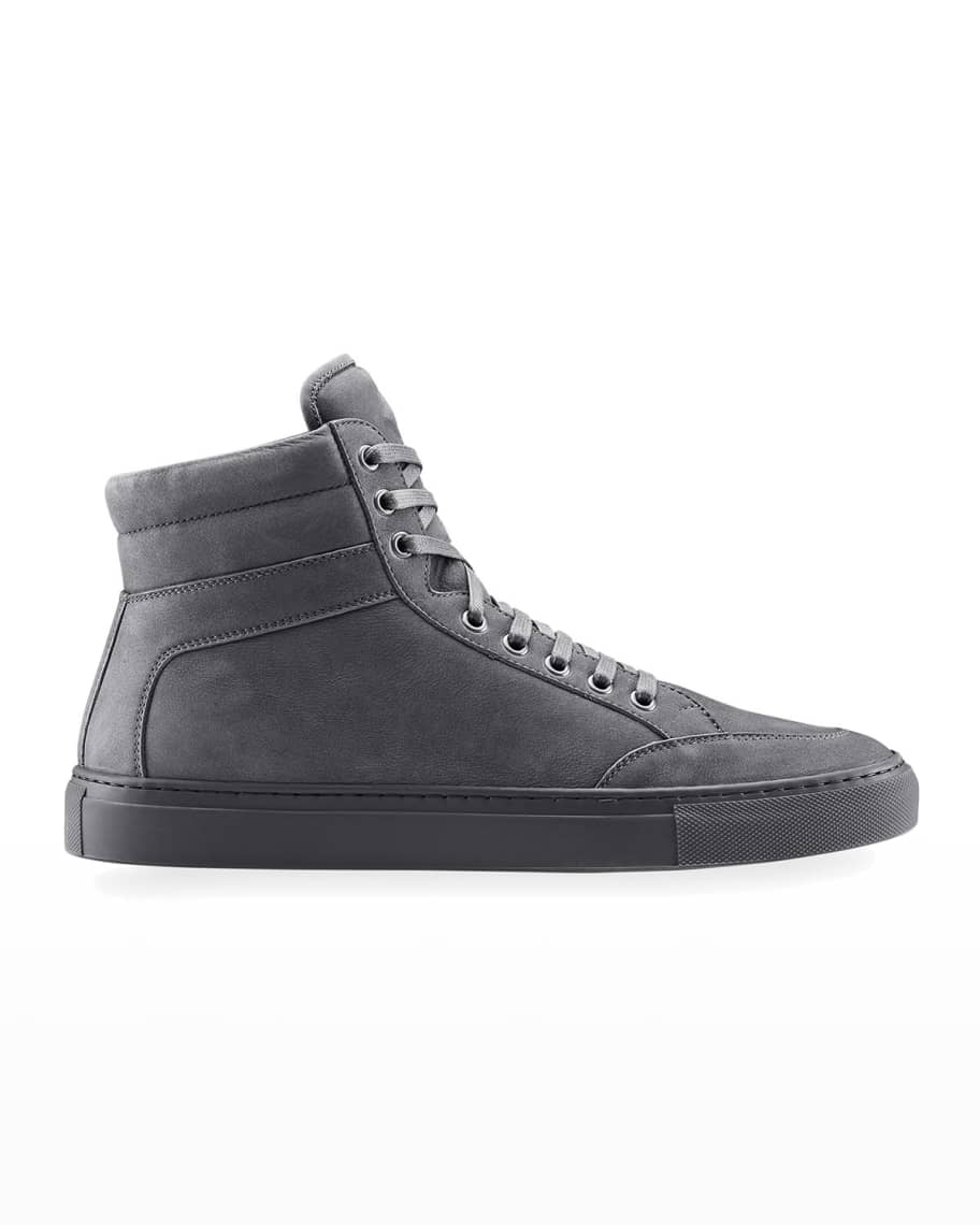 Koio Men's Primo Tonal Suede High-Top Sneakers | Neiman Marcus