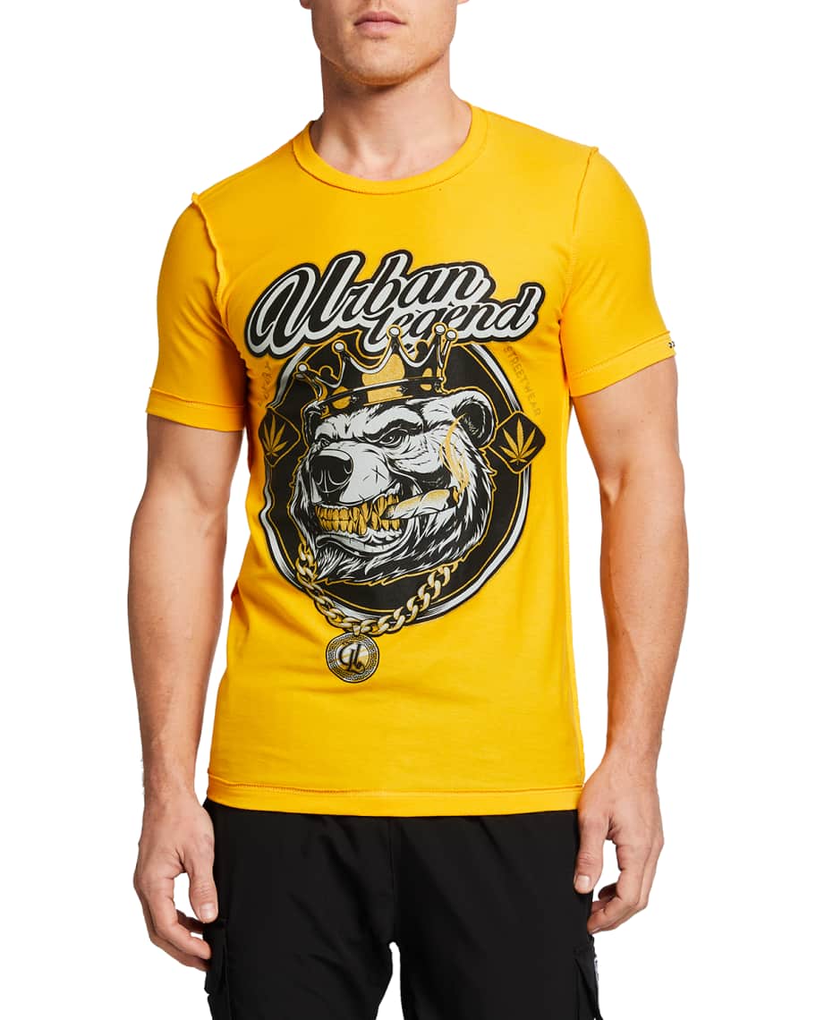 Urban Legends Men's Bear Graphic Logo T-Shirt | Neiman Marcus