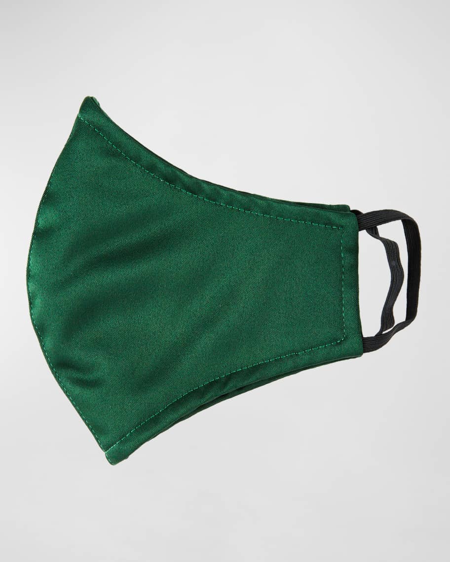 Telli Swift Men's Militia Satin Mask Face Covering | Neiman Marcus