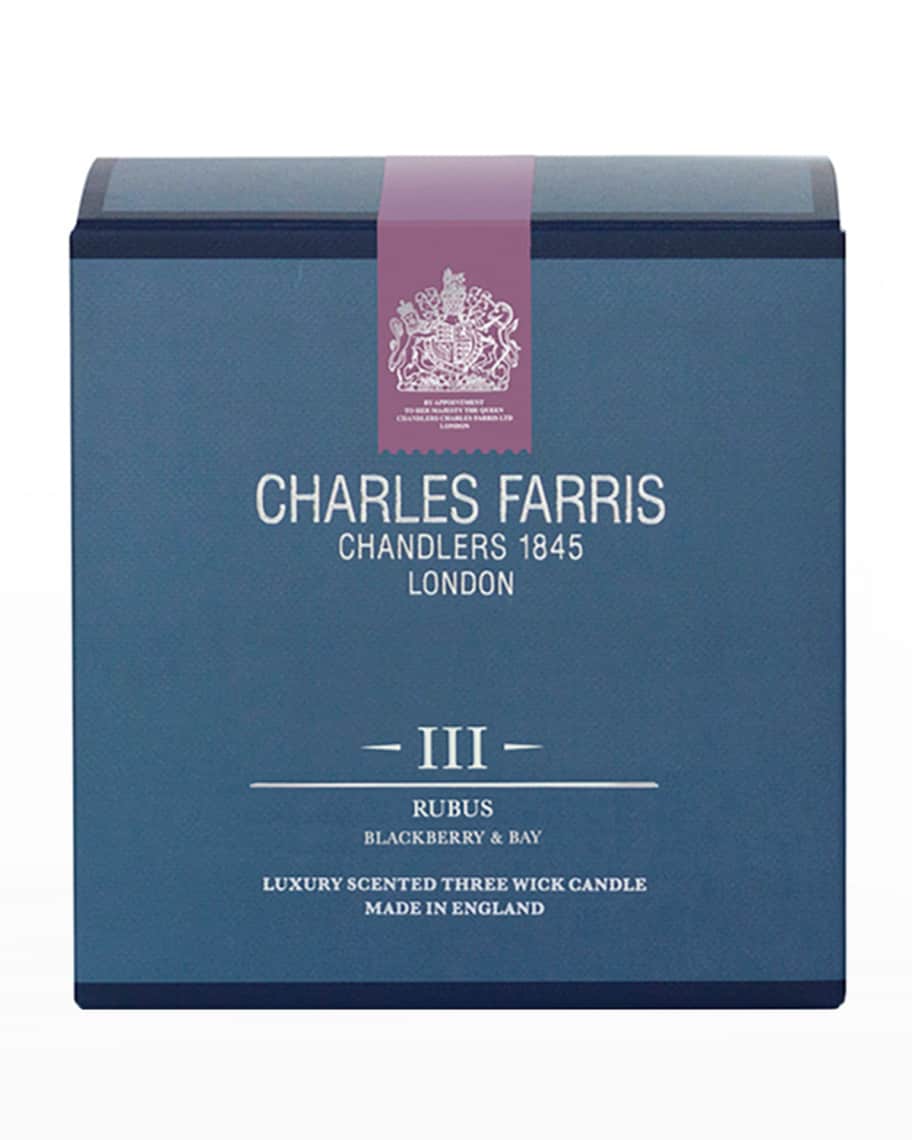 Charles Farris Rubus 3-Wick Scented Candle | Neiman Marcus