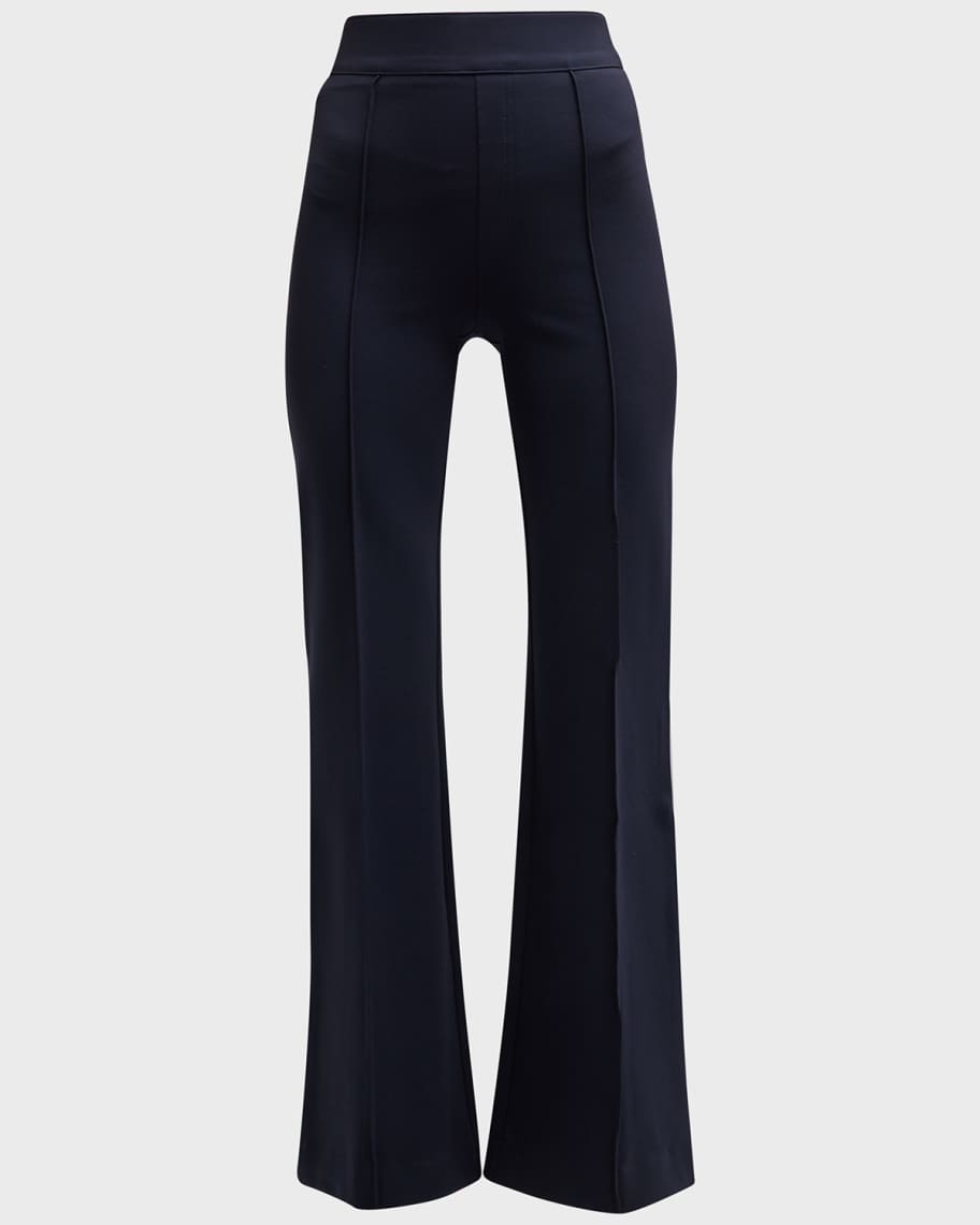 Spanx The Perfect Black High-Rise Flare Pants | Neiman Marcus