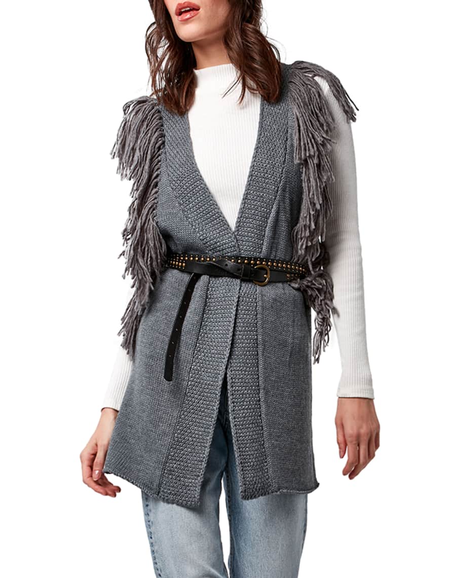 AS by DF Shag Luxe Vest | Neiman Marcus