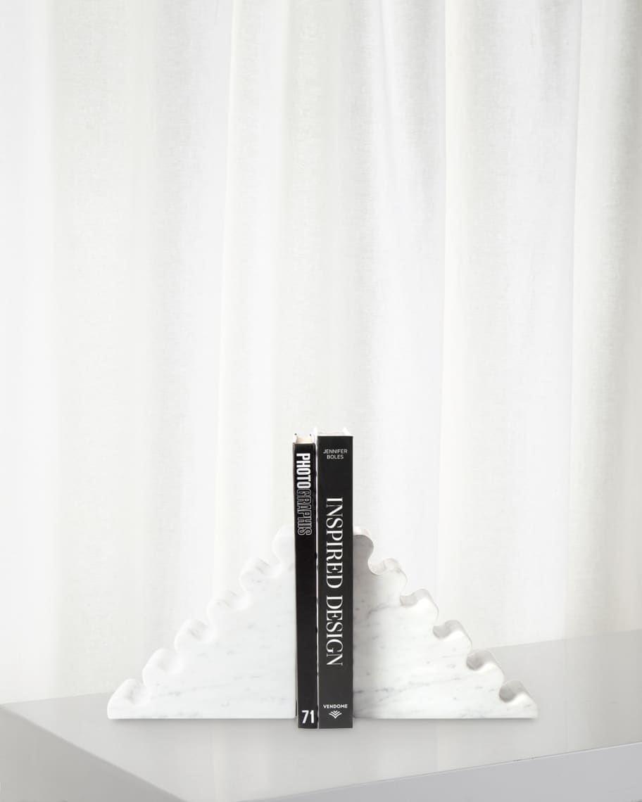 Jonathan Adler Ripple Bookends, Set of 2 | Neiman Marcus