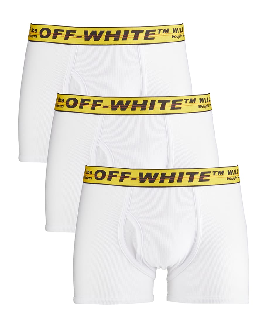 Off-White Men's 3-Pack Industrial Boxer Briefs | Neiman Marcus
