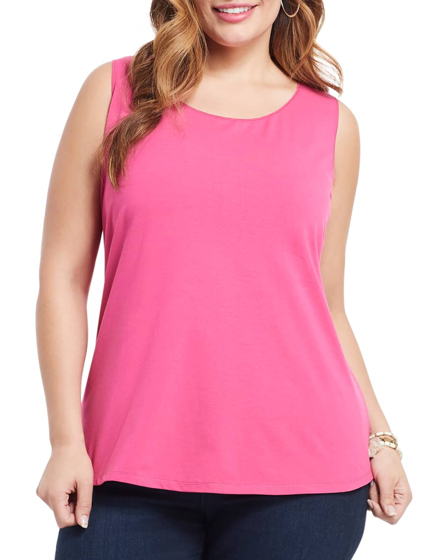 NIC+ZOE Plus Size Easy Perfect Tank | Neiman Marcus