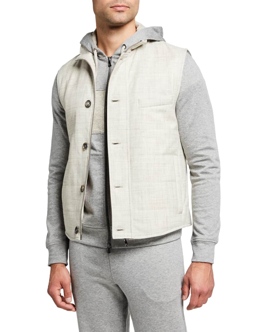 Isaia Men's Summertime Storm Vest | Neiman Marcus