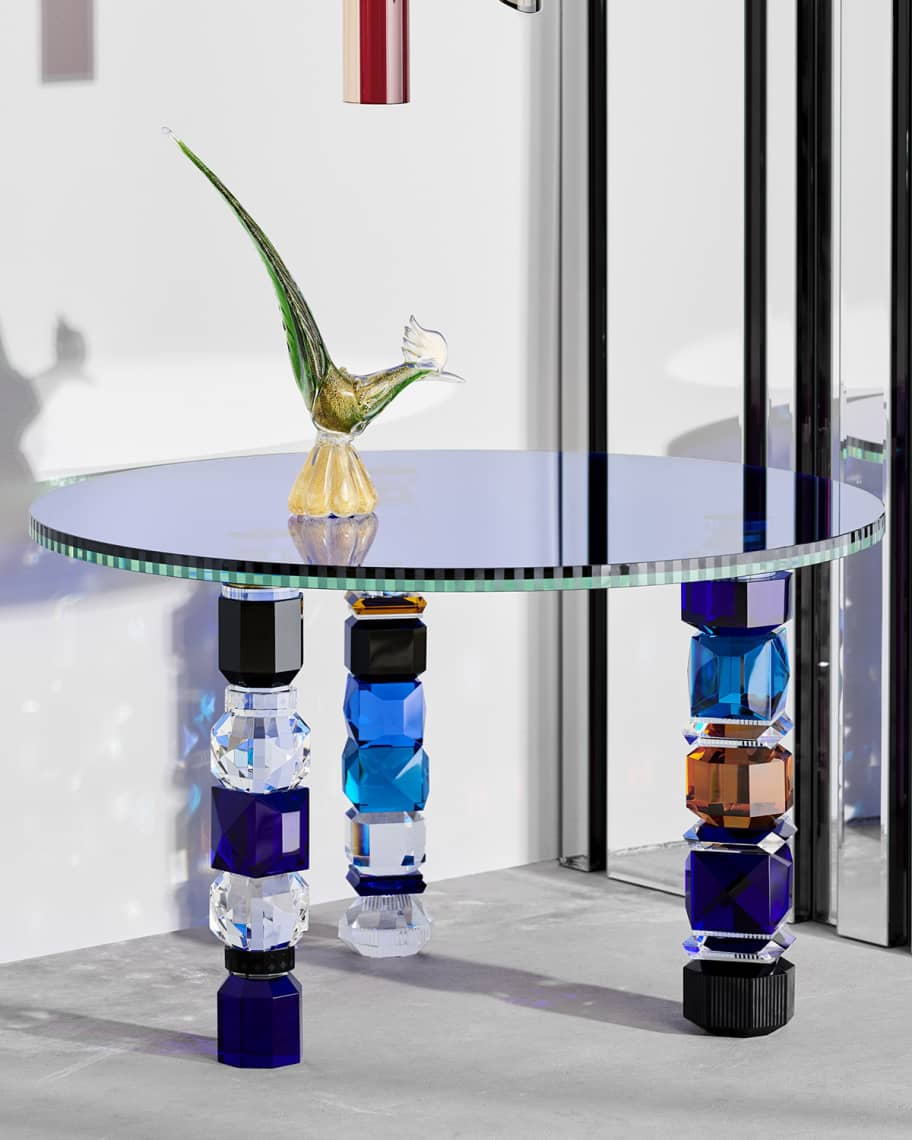 Reflections Copenhagen Detroit Crystal Coffee Table | Neiman Marcus
