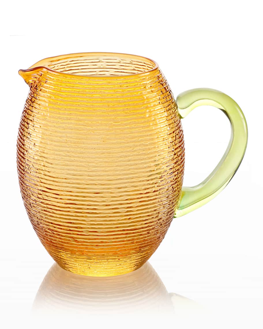 IVV Multicolor Pitcher, Amber/Green | Neiman Marcus