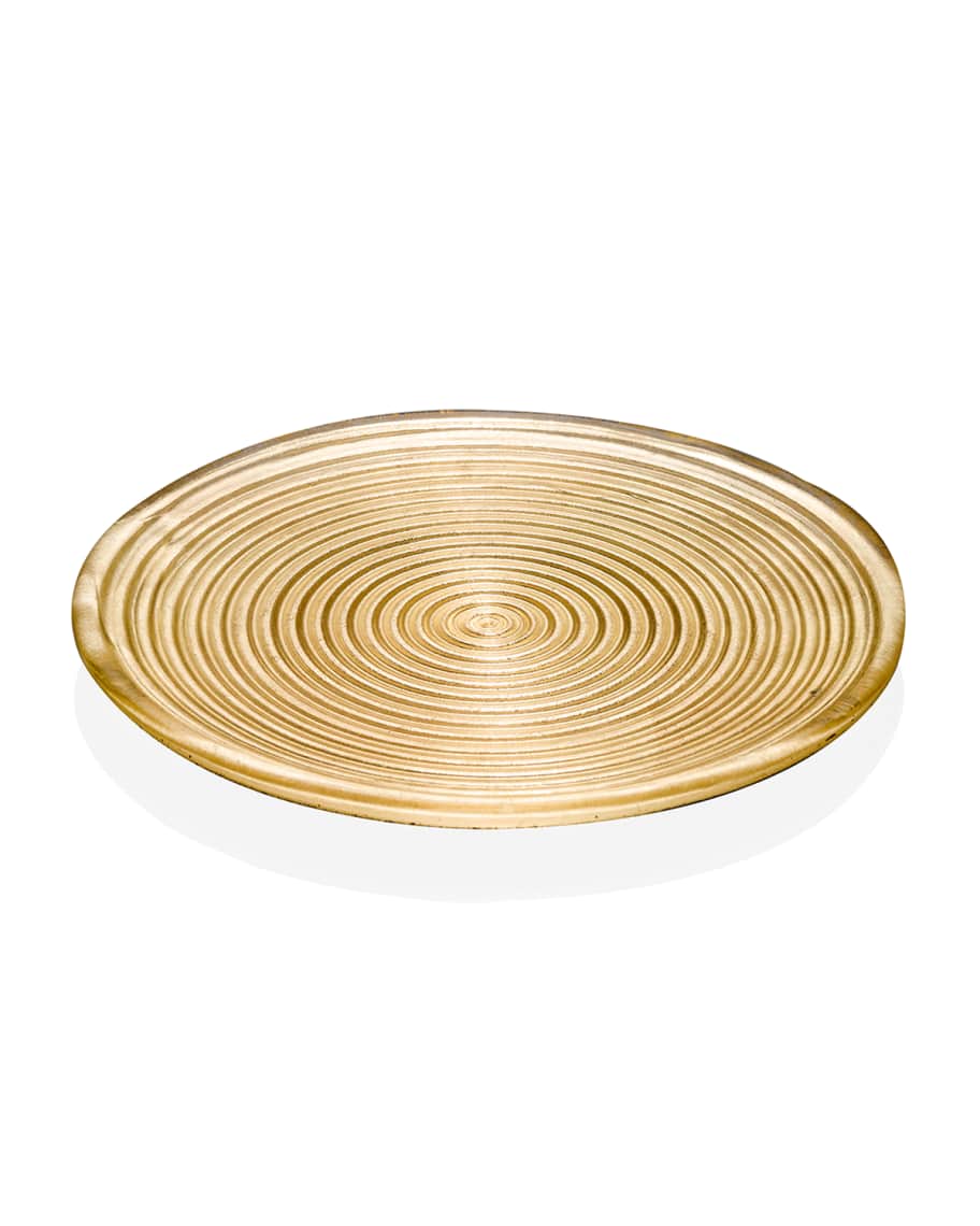IVV Vertigo Golden Plate, 7.8" | Neiman Marcus