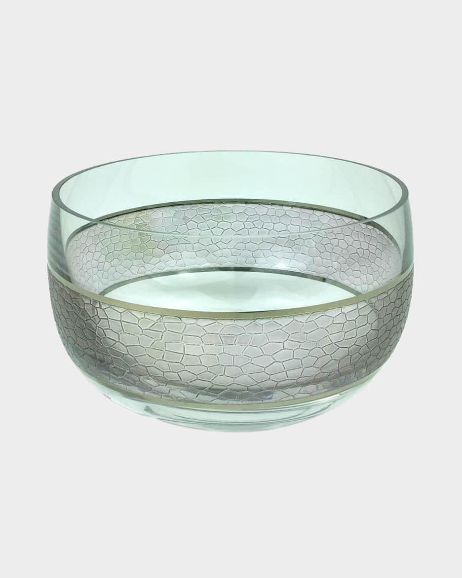 Michael Wainwright Panthera Medium Glass Bowl | Neiman Marcus