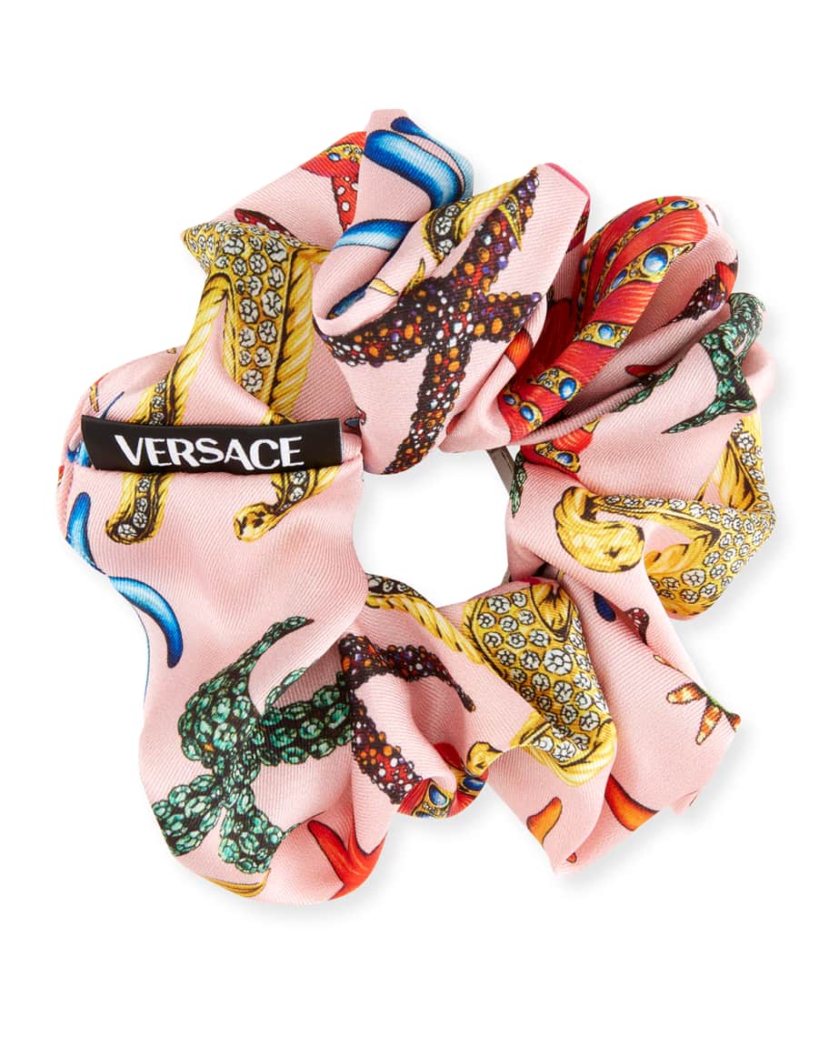 Versace Tresor de la Mer Scrunchie | Neiman Marcus