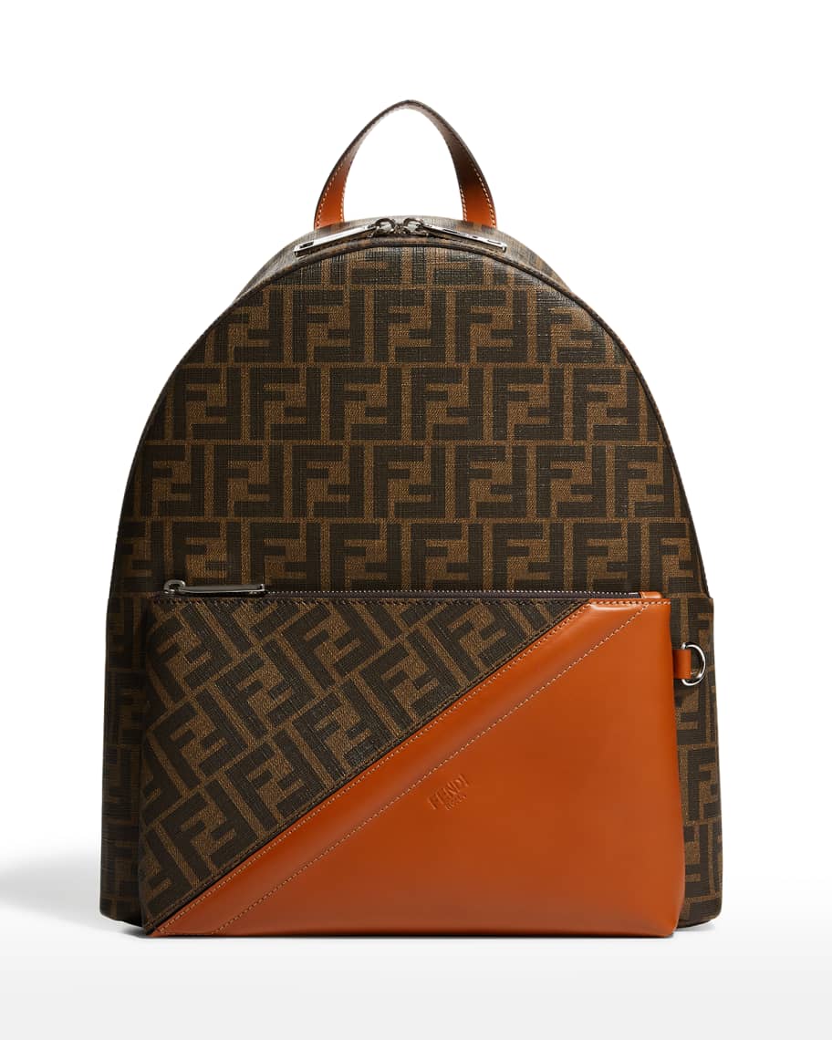 Fendi Men's FF Logo Backpack | Neiman Marcus