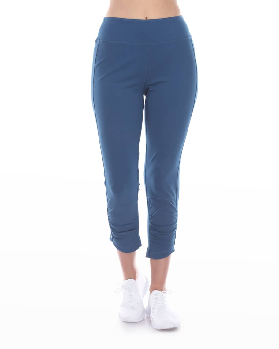 Neon Buddha Scene Stealing Ruched Capri Pants | Neiman Marcus