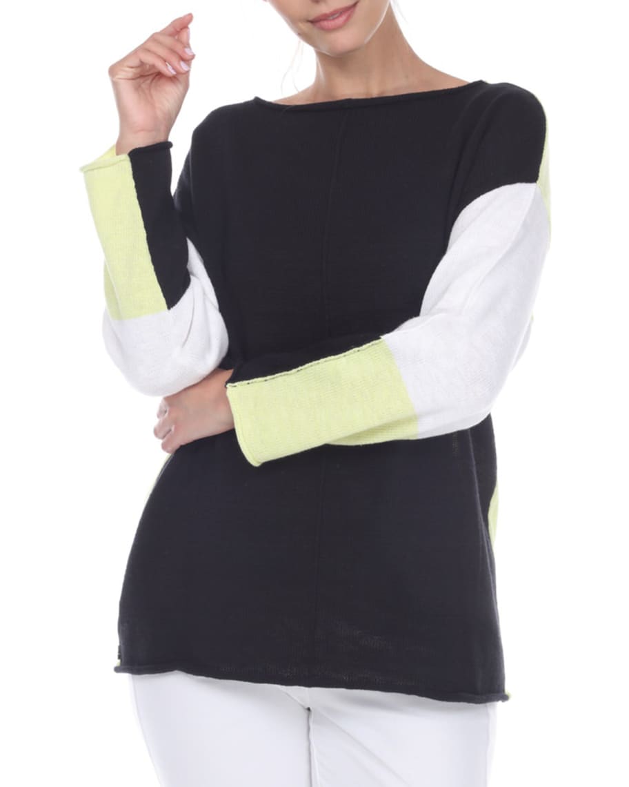 Neon Buddha Mindful Colorblock Pullover | Neiman Marcus