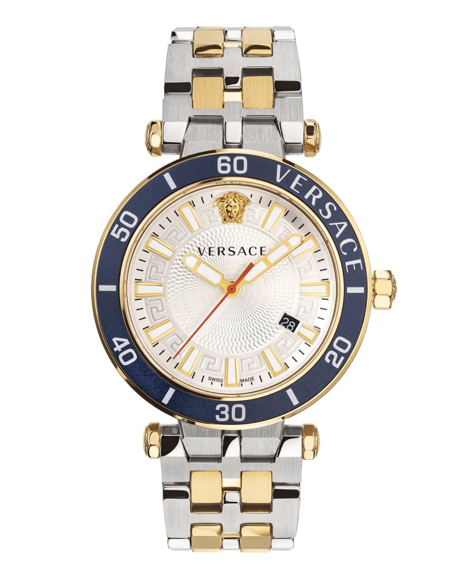 Versace Men's 41mm Greca Sport Bracelet Watch | Neiman Marcus