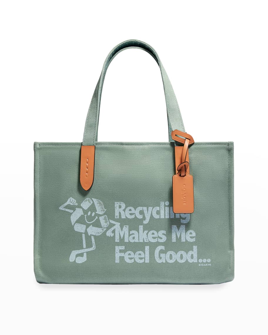 Coach Recycling Makes Me Feel Good Tote 30 Bag | Neiman Marcus
