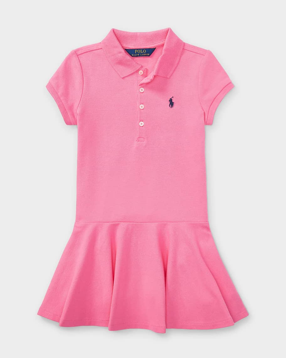 Polo Ralph Lauren Girl's Stretch Cotton Mesh Polo Dress, Size 2-4 ...